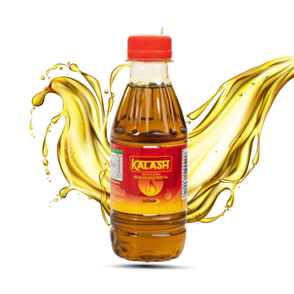 Kalash Kachi Ghani Pure Mustard Oil, 200ml PET Bottle – Kalash Oil