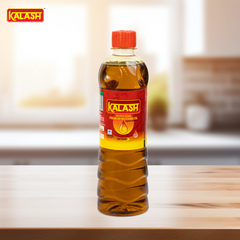 Kalash Kachi Ghani Pure Mustard Oil, 500ml PET Bottle – Kalash Oil